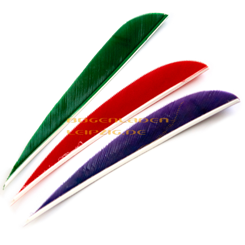 Trueflight Feathers - 4" Parabolic RW fl. pink, 0,85