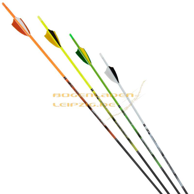 CrossX - Iridium Pfeil mit Naturbefiederung 12 Stück, 82,50