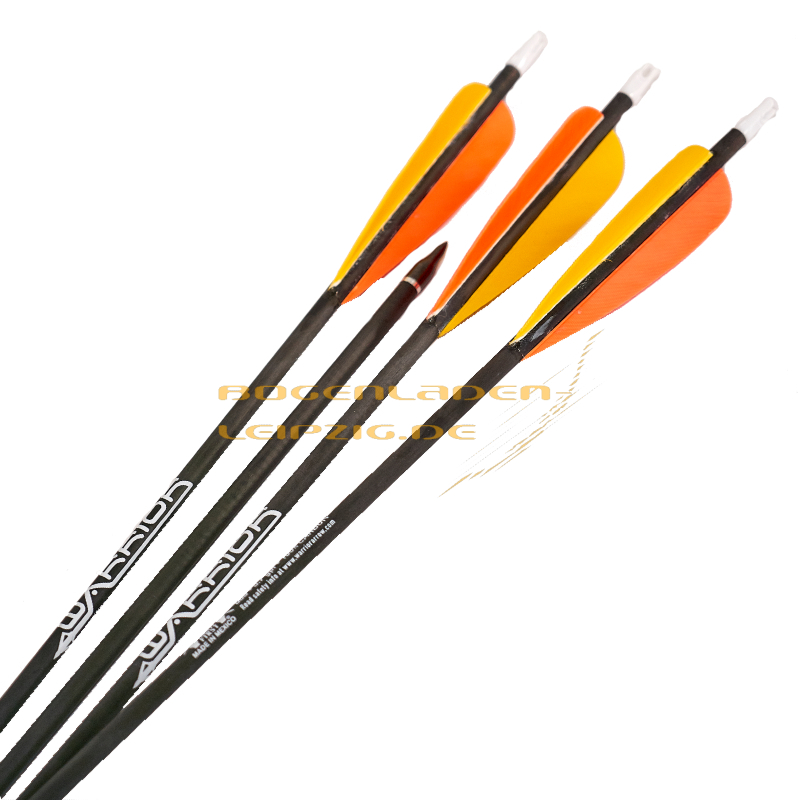 Easton - Powerflight Pfeil (Kunststoffbefiederung) ohne Spitze 400, 7,10