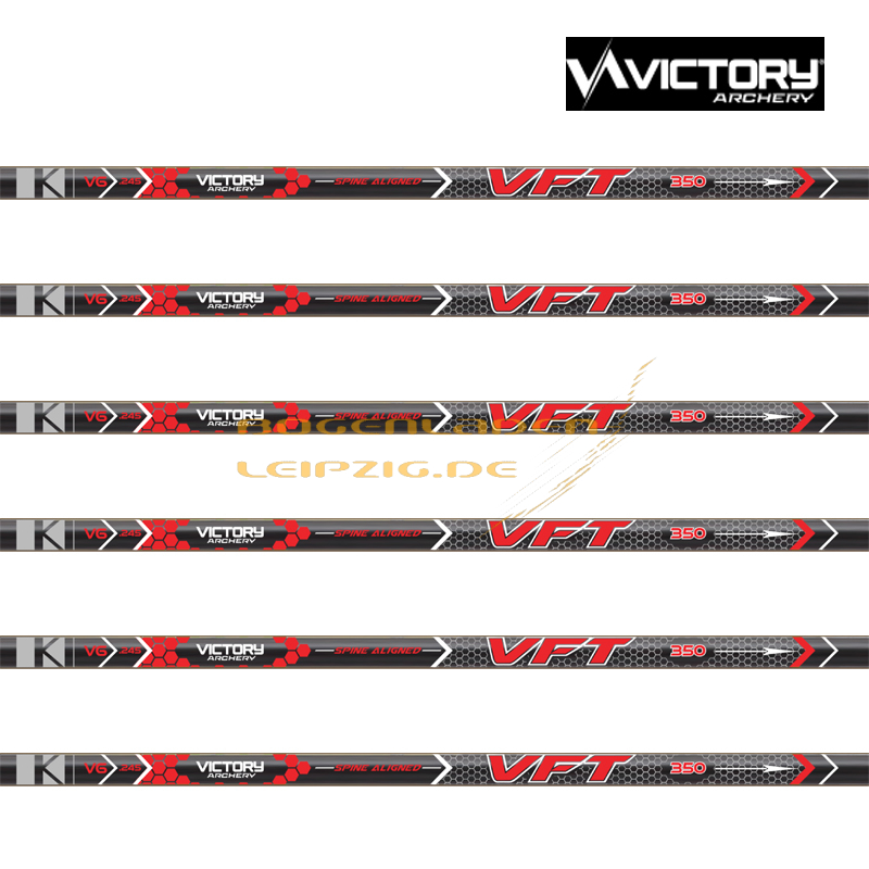 Victory Archery - VFT Target Sport Carbonschaft 6 Stück, 40,00